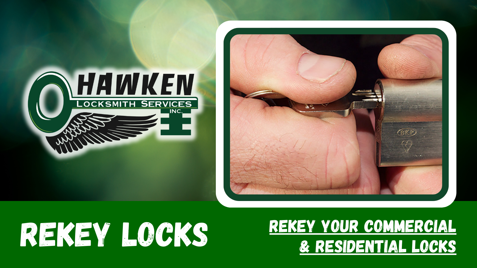 Rekey Locks - Hawken Locksmith Services